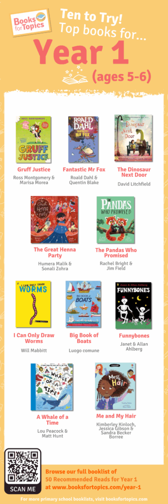 Best Books for Year 1: Recommended Booklist for Ages 5-6
