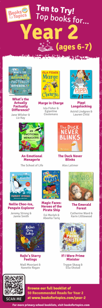 Best Books for Year 2: Recommended Booklist for Ages 6-7
