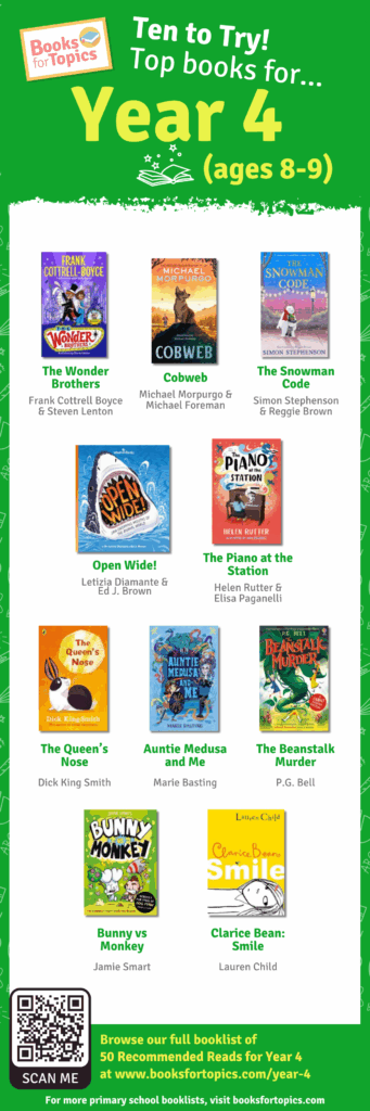 Best Books for Year 4: Recommended Booklist for Ages 8-9
