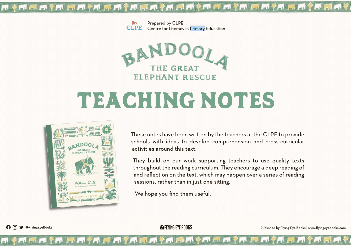 Bandoola: The Great Elephant Rescue Book Review