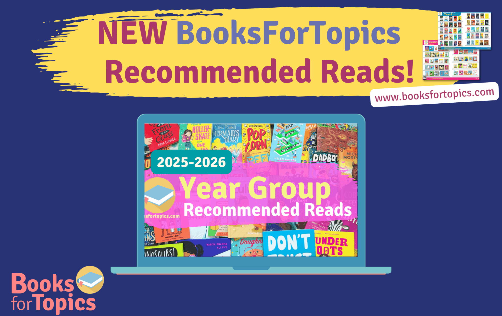 BooksForTopics Launches 2025-2026 Year Group Booklists