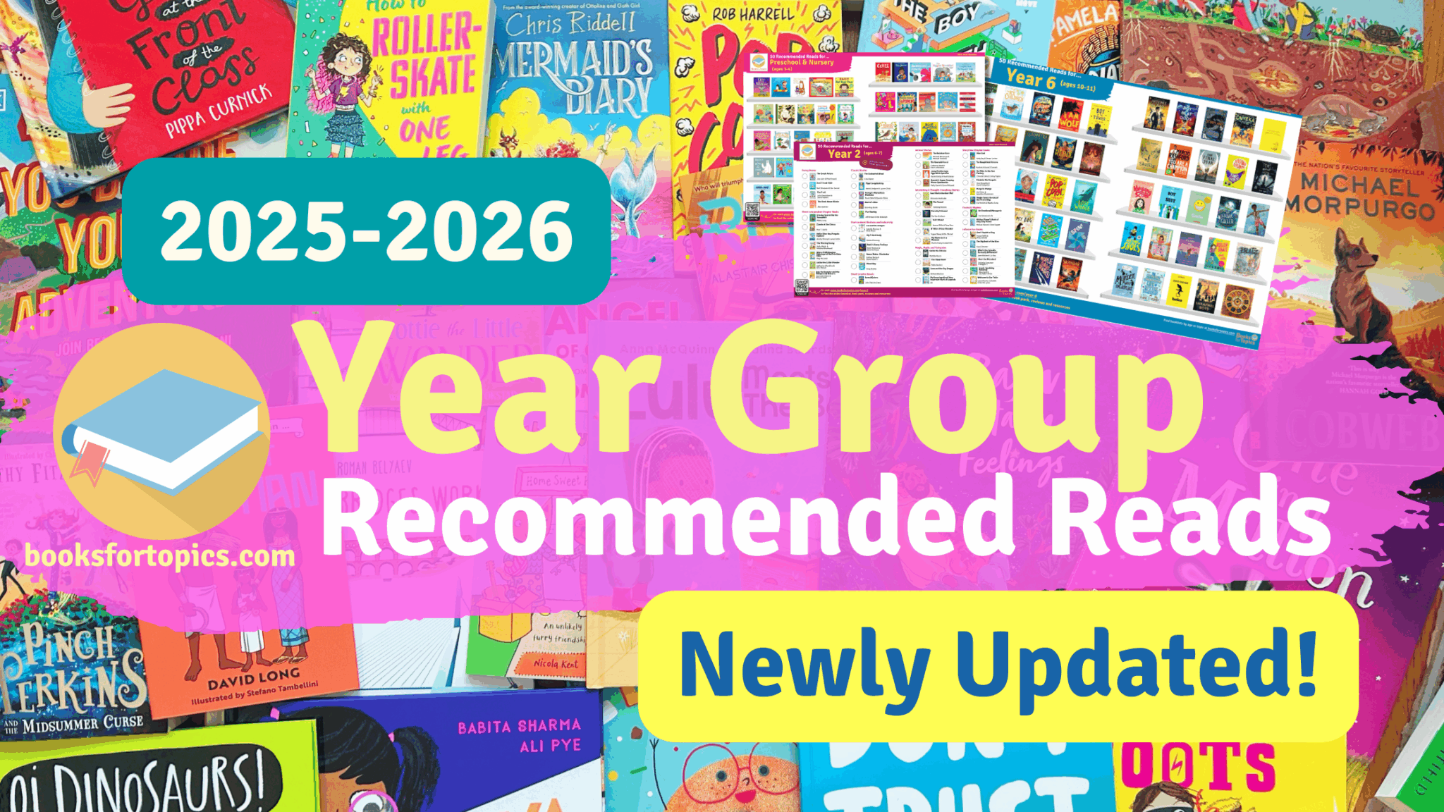 BooksForTopics Launches 2025-2026 Year Group Booklists
