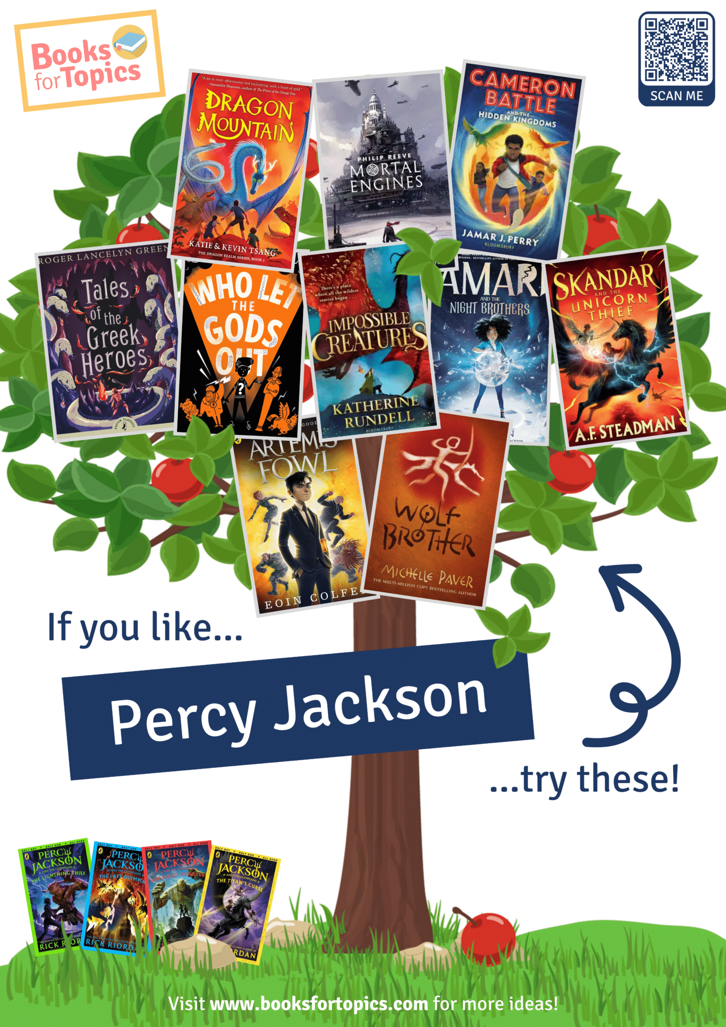 Best children's books - Branching Out: Books for Fans of Percy Jackson