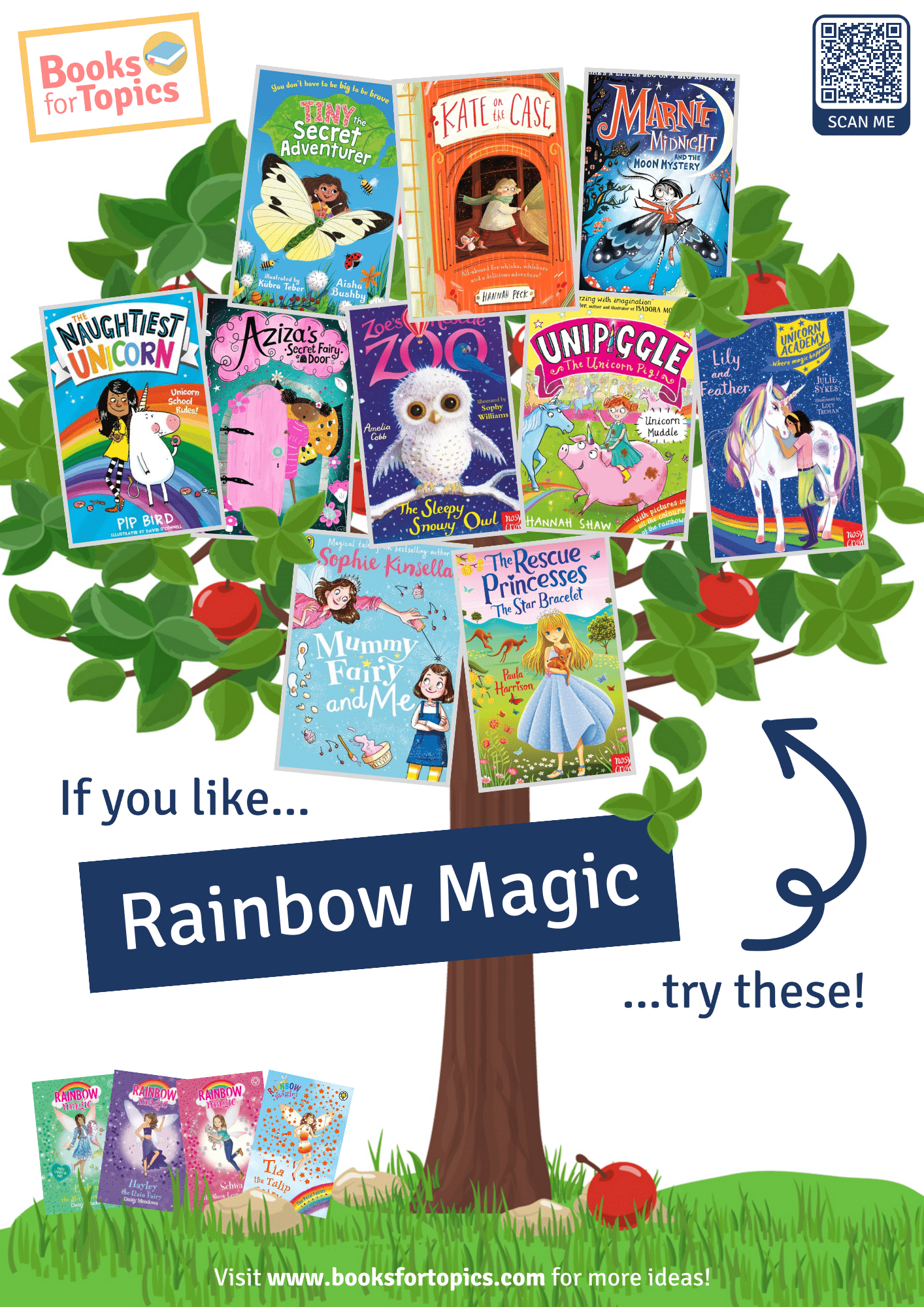 Best children's books - Branching Out: Books for Fans of Rainbow Magic