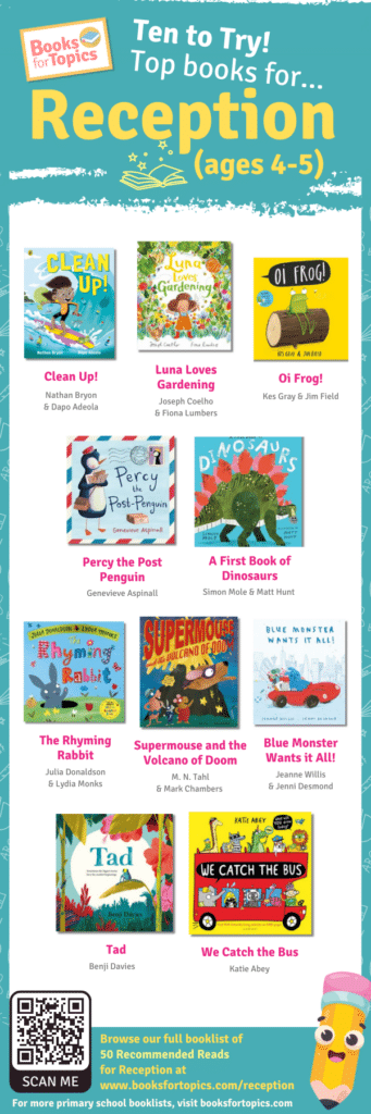 Best Books for Reception: Recommended Booklist for Ages 4-5
