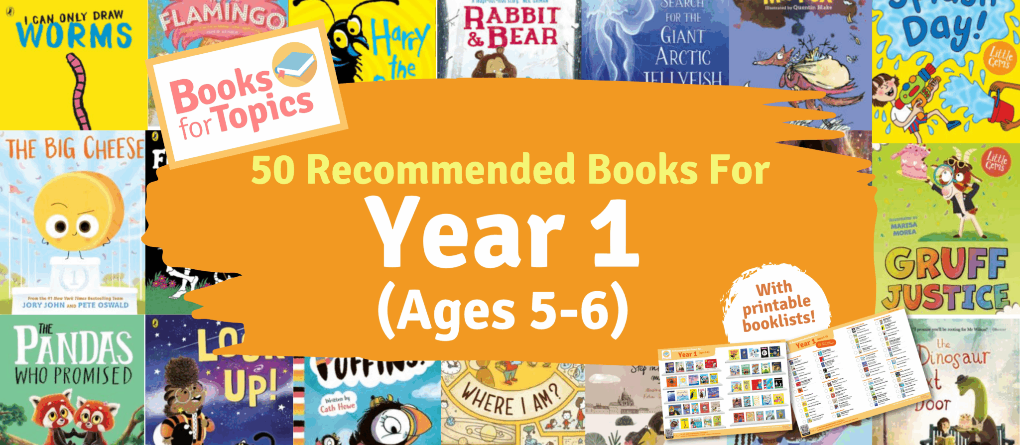 Best Books for Year 1: Recommended Booklist for Ages 5-6
