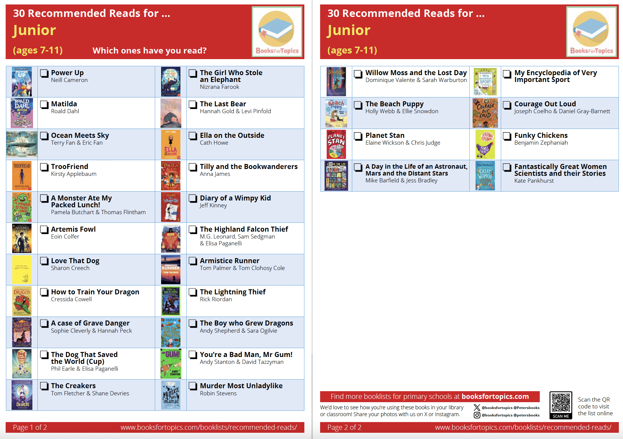 Best Books for KS2: Recommended for Junior School Children