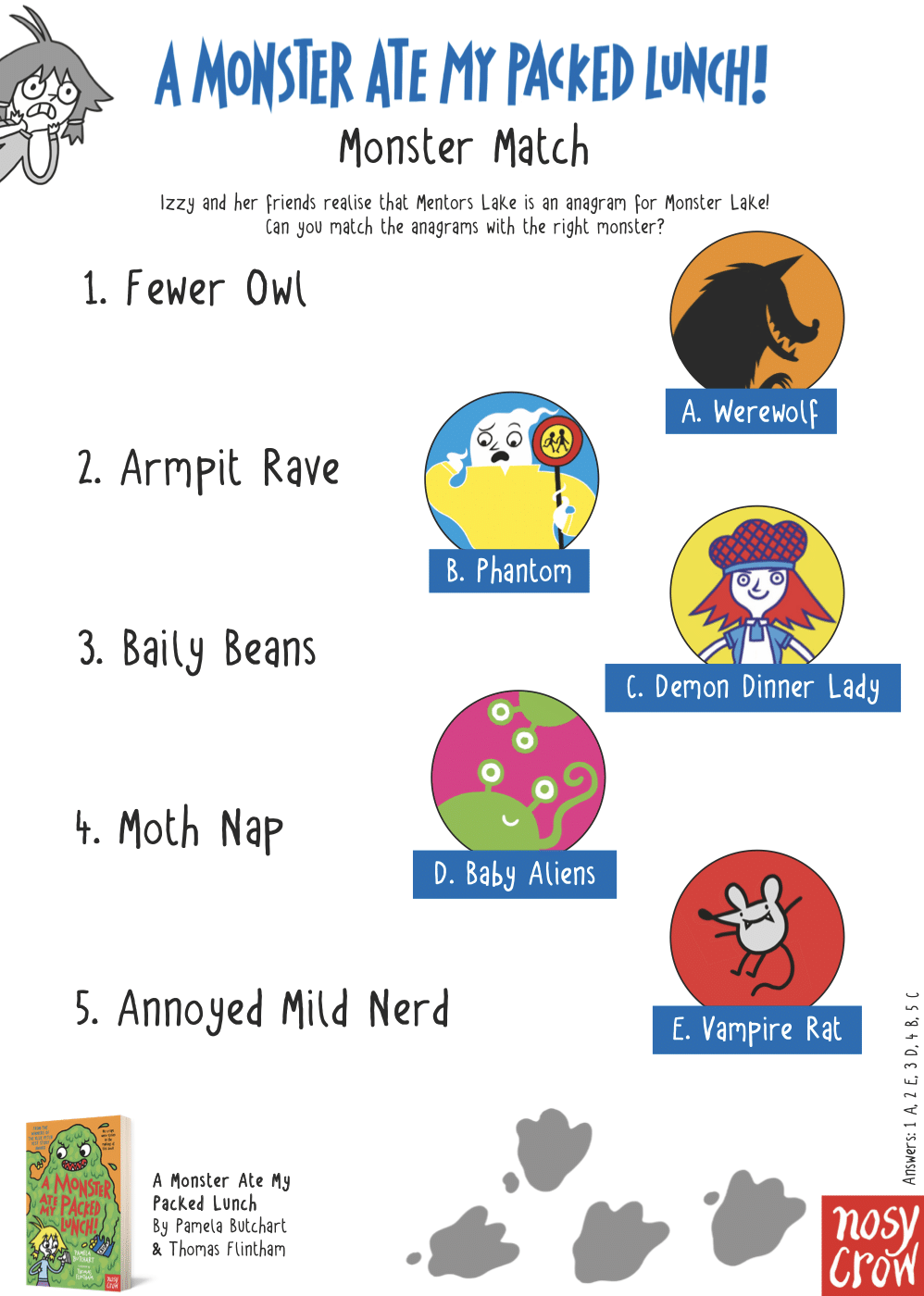 A Monster Ate My Packed Lunch Book Review