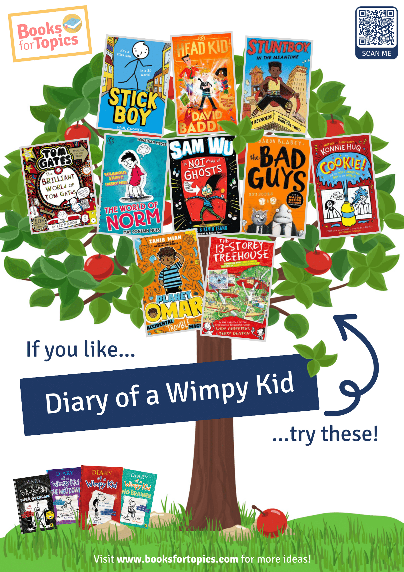 Best children's books - Branching Out: Books for Fans of Wimpy Kid