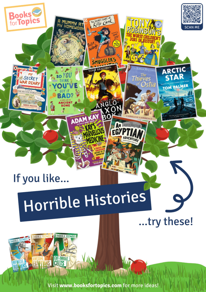 Best children's books - Branching Out: Books for Fans of Horrible Histories