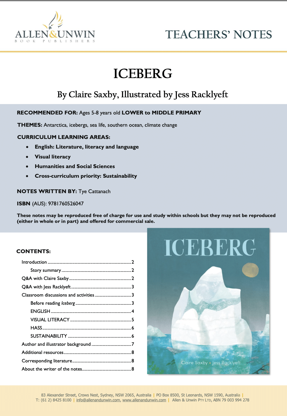 Iceberg Book Review
