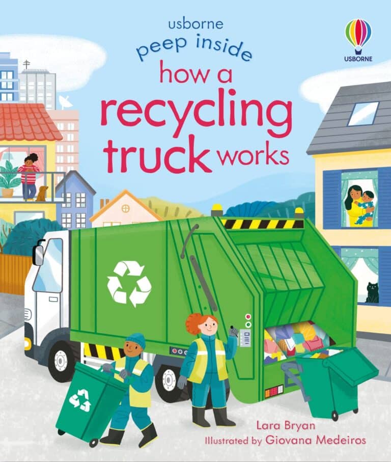 Peep Inside How a Recycling Truck Works Book Review