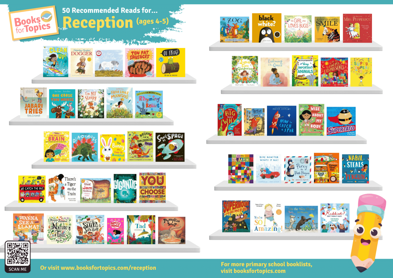 Best Books for Reception: Recommended Booklist for Ages 4-5