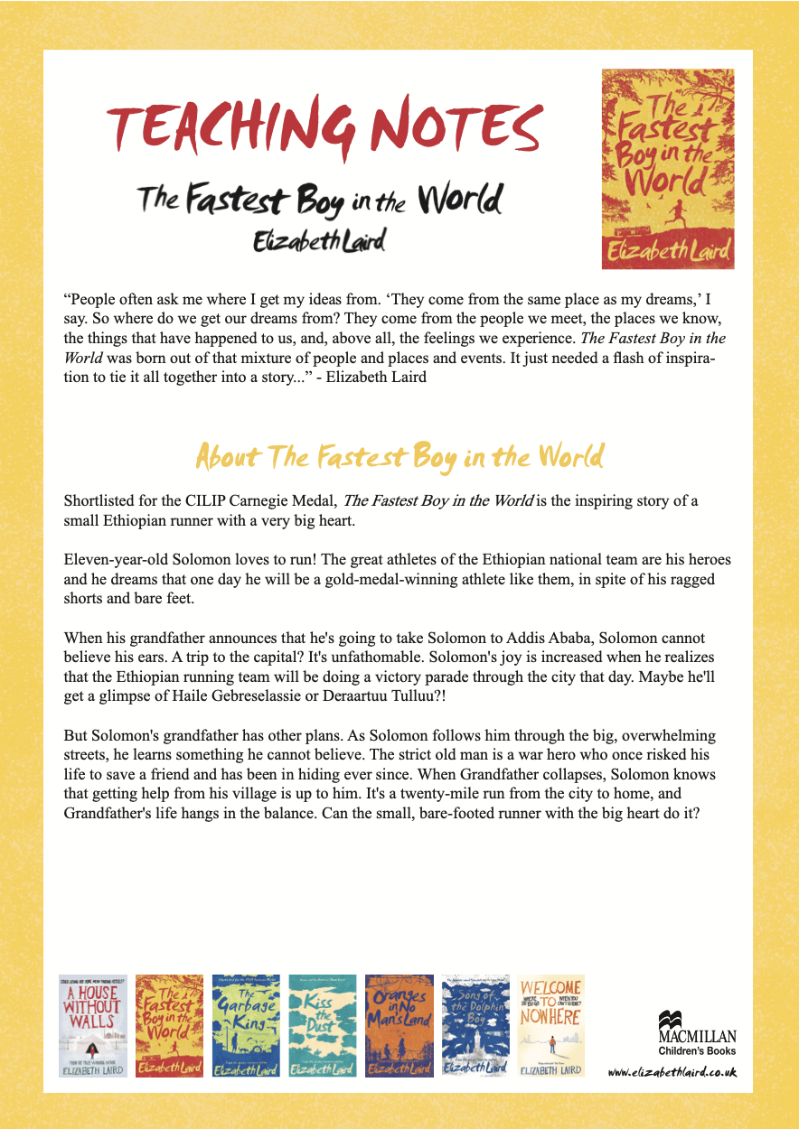 The Fastest Boy in the World Book Review
